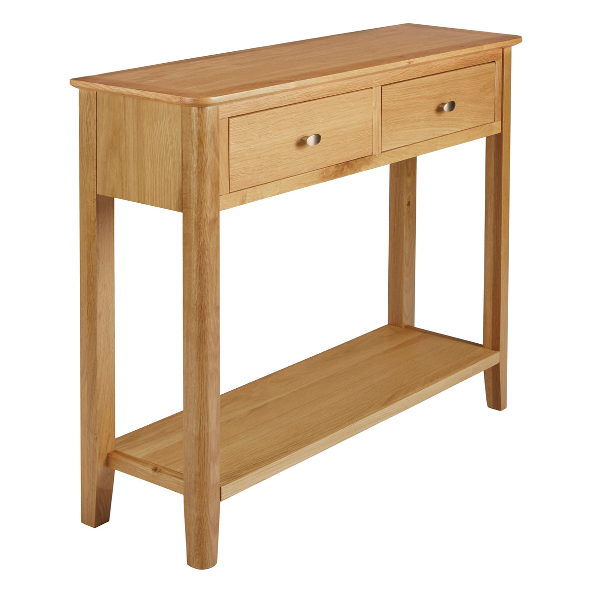 Bath Oak Console Table – Classic Hallway Storage