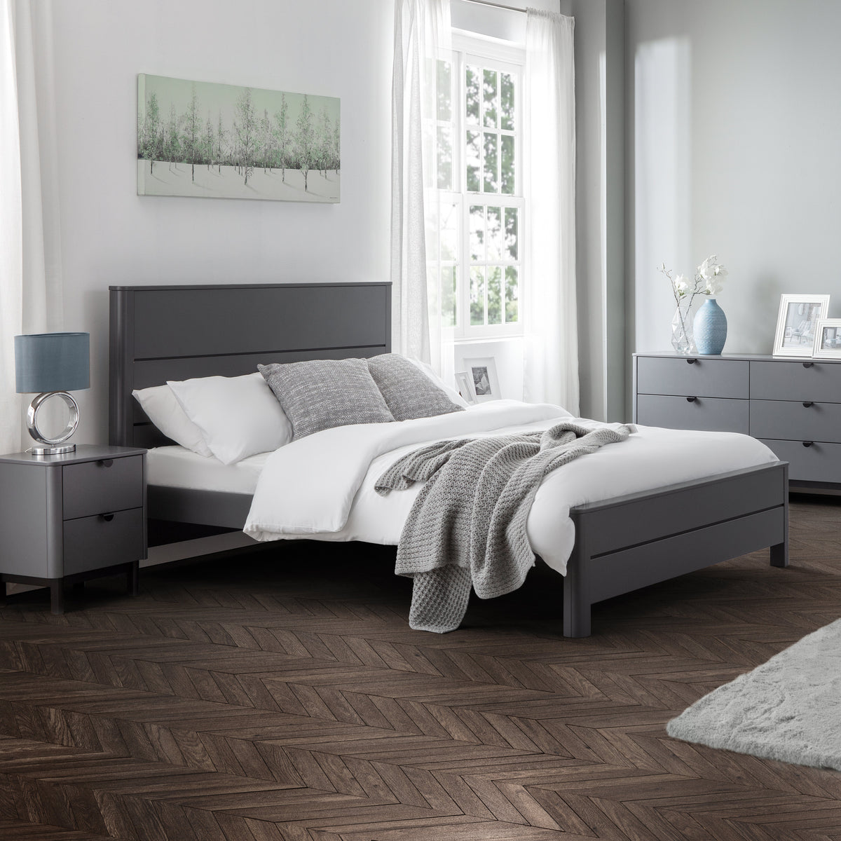 Chloe 150cm King Bed - Your Home Furniture