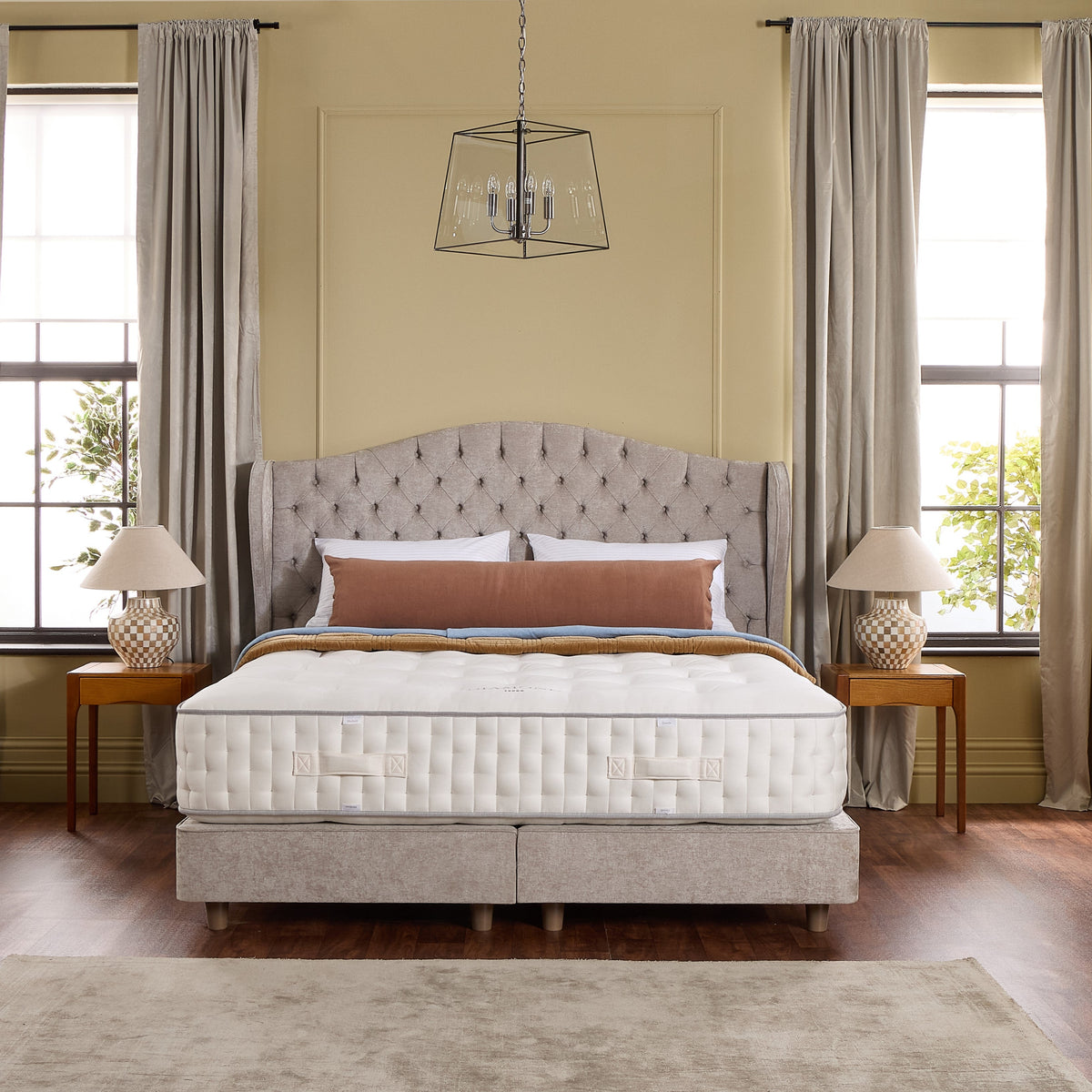 Harrison Spinks Shallow True Edge 1000 Sprung Standard Bed Base