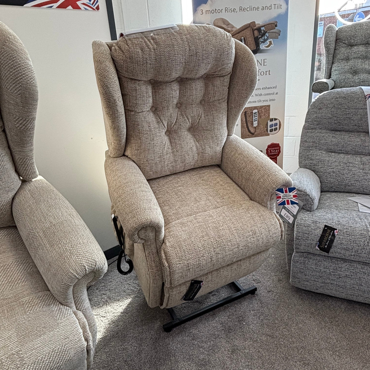 Lynton Standard Riser Recliner Chair with Lumbar Support