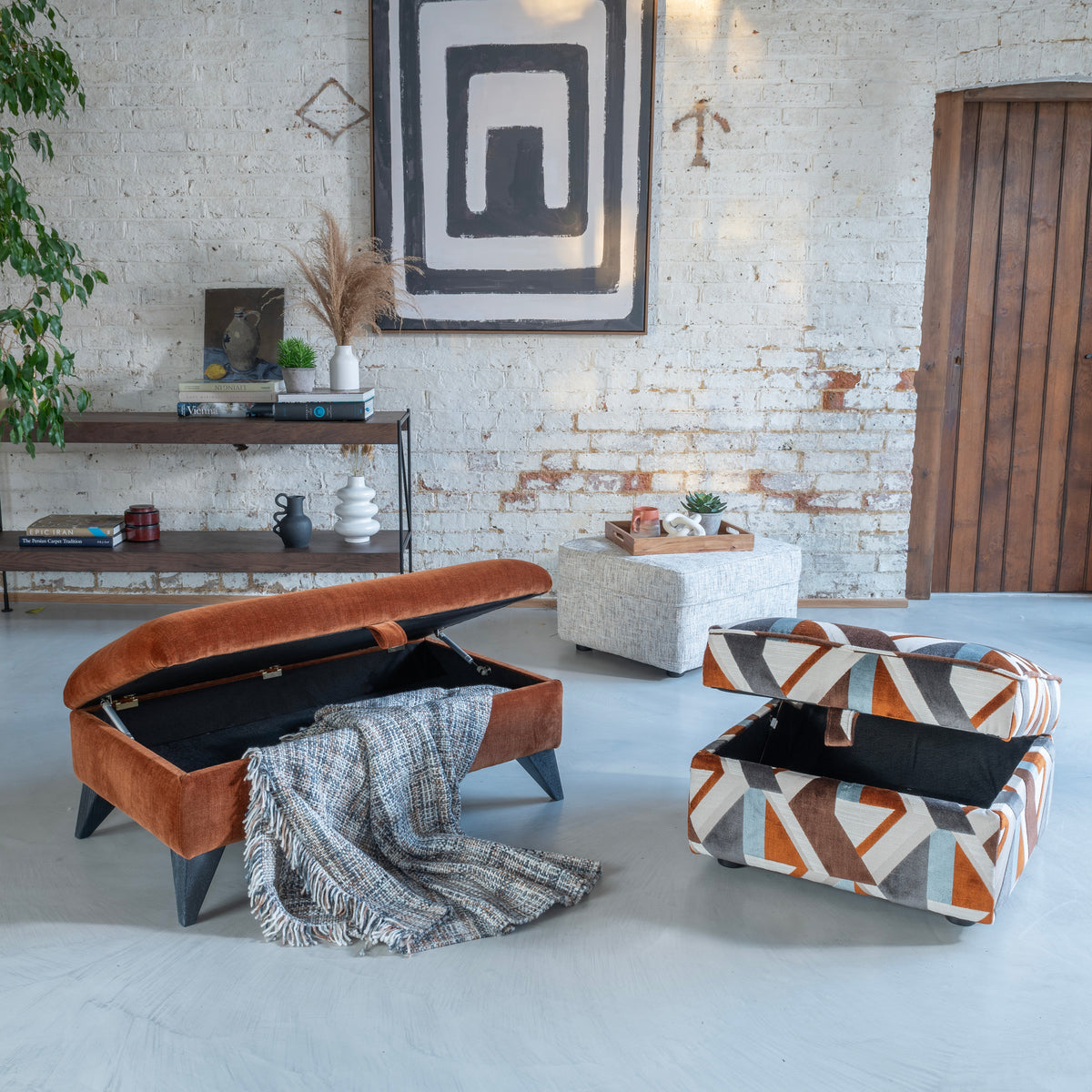 Nevada Footstool – Comfortable and Compact Design