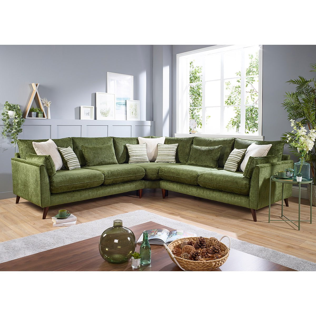 Petra Large Corner Sofa - Lebus Upholstery - Your Home Furniture